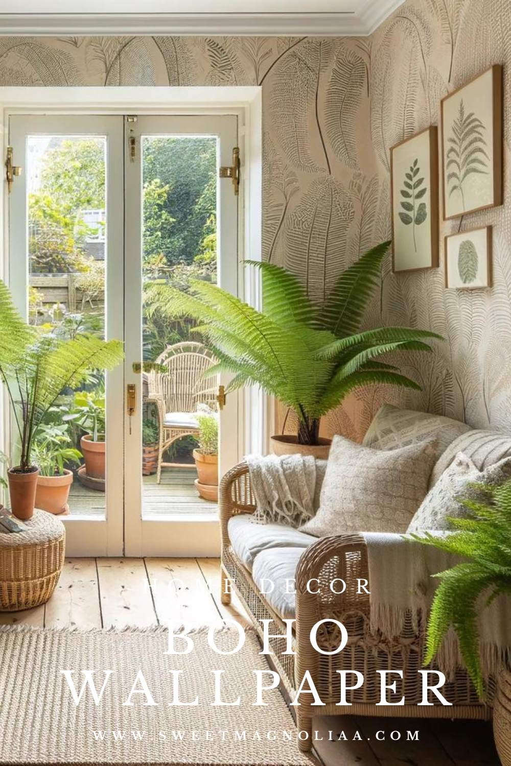 How to Use Boho Wallpaper: A Guide to Mastering Boho Decor - Sweet ...