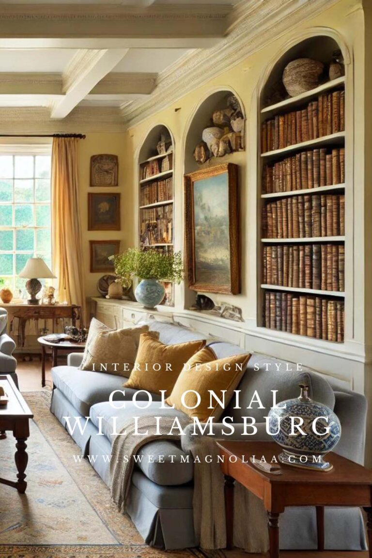 Colonial Williamsburg Interior Design Style Guide - Sweet Magnoliaa