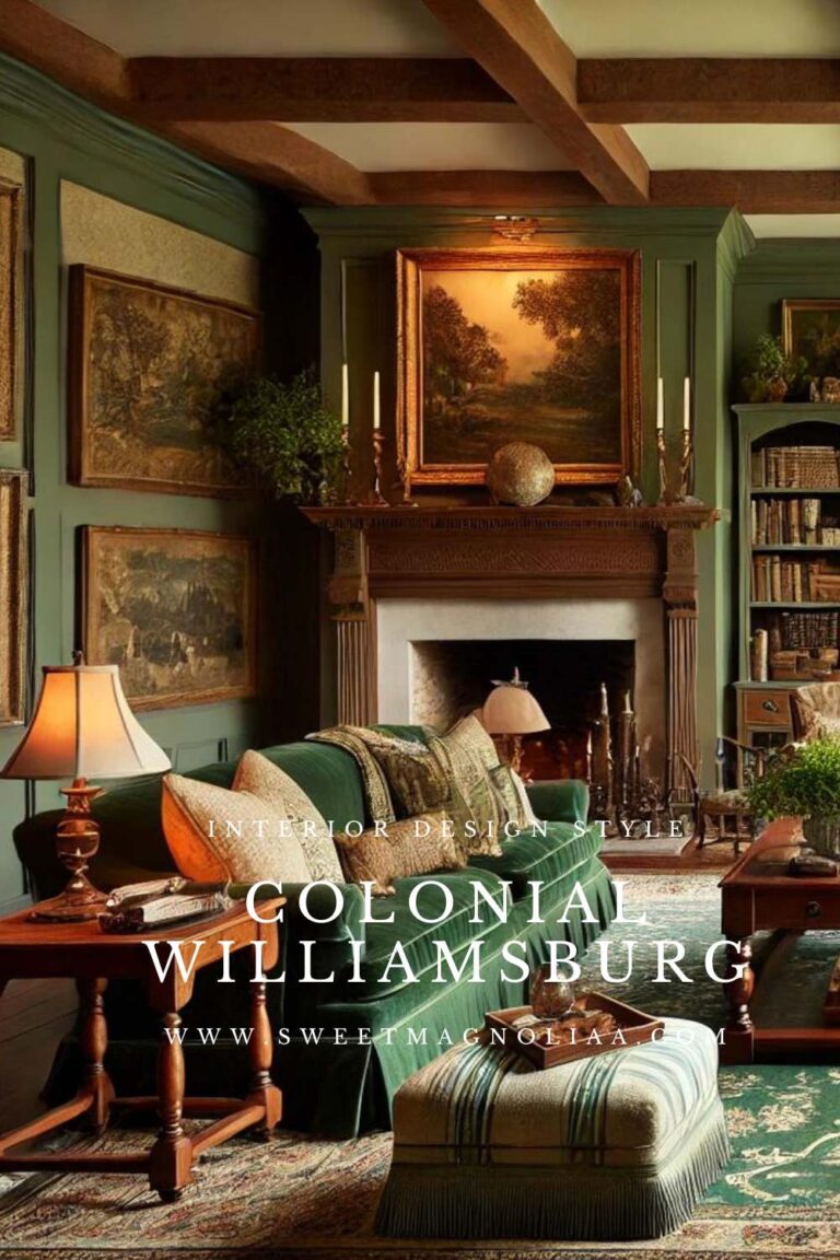 Colonial Williamsburg Interior Design Style Guide - Sweet Magnoliaa