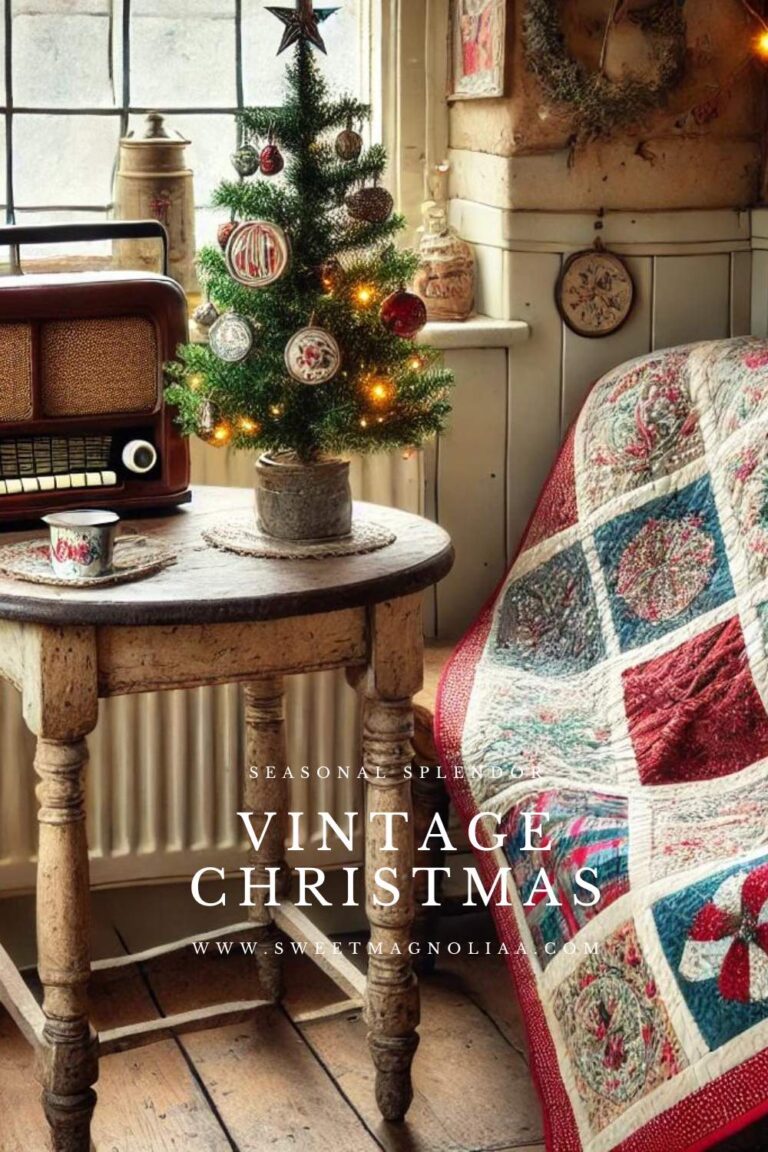 Enchanting Vintage Christmas Decor: A Step-by-Step Guide - Sweet Magnoliaa