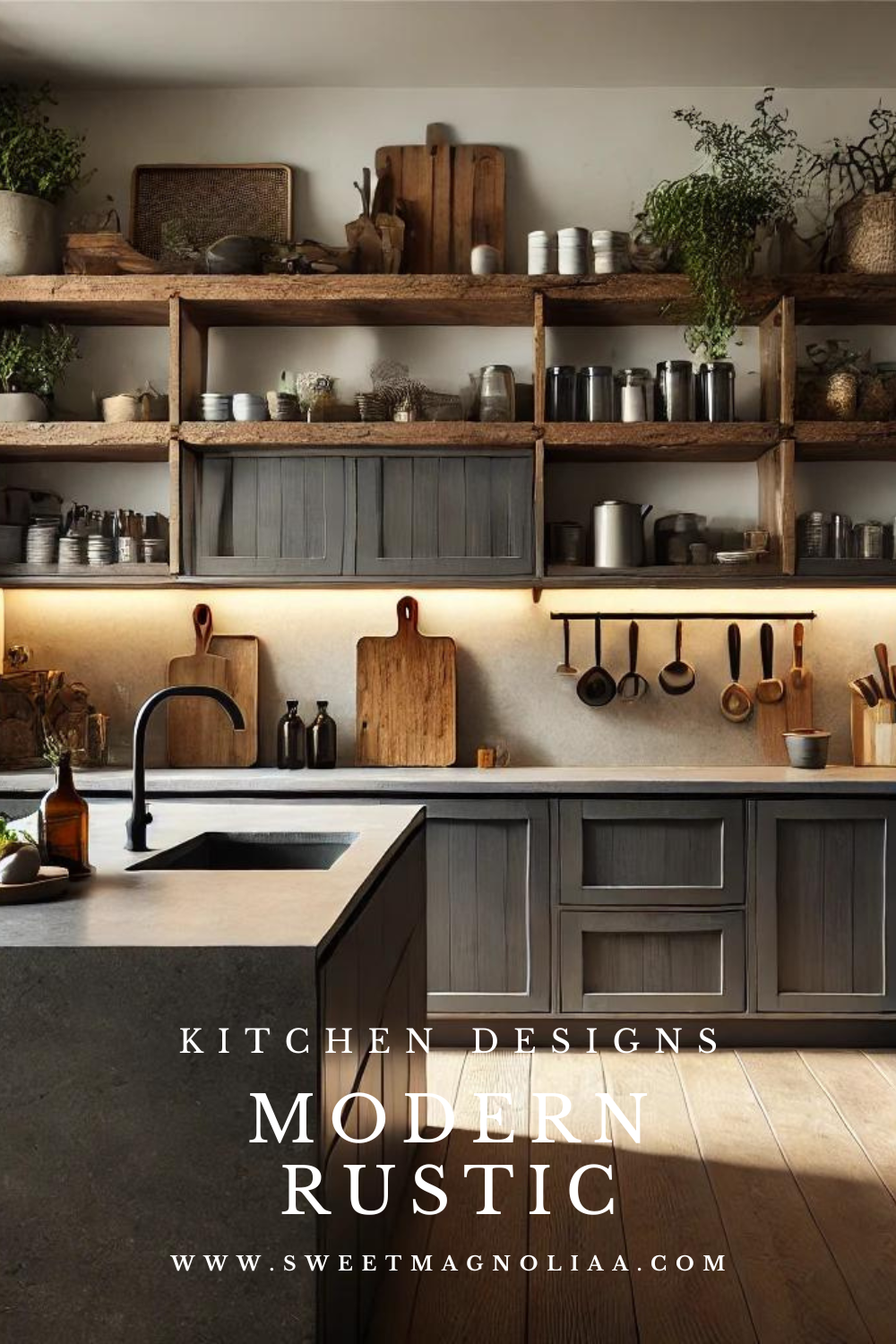 Ultimate Guide to Mastering Modern Rustic Kitchen Designs - Sweet Magnoliaa