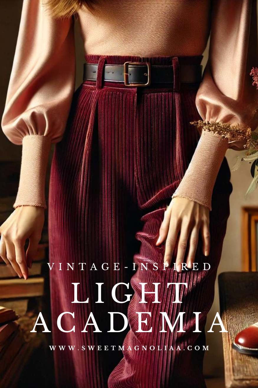 Light Academia Fashion: A Vintage-Inspired Aesthetic - Sweet Magnoliaa
