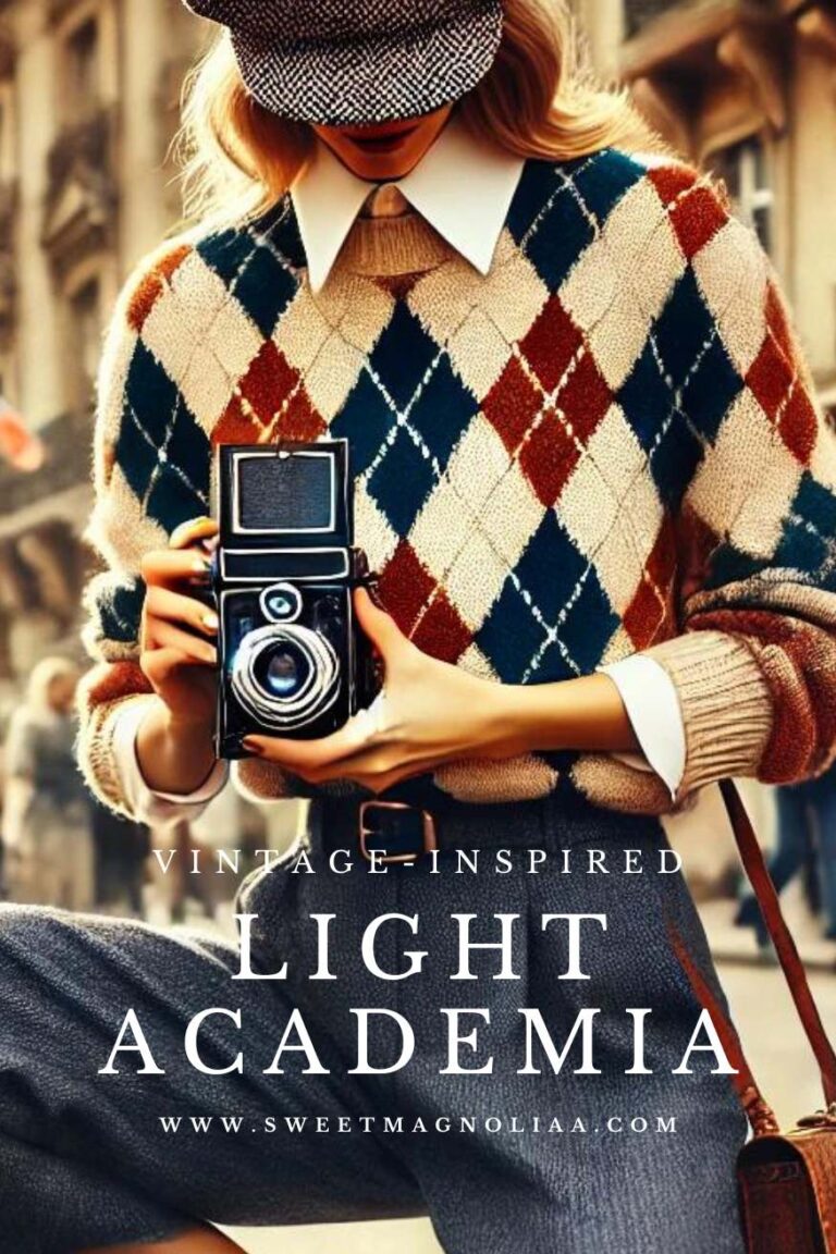 Light Academia Fashion: A Vintage-Inspired Aesthetic - Sweet Magnoliaa