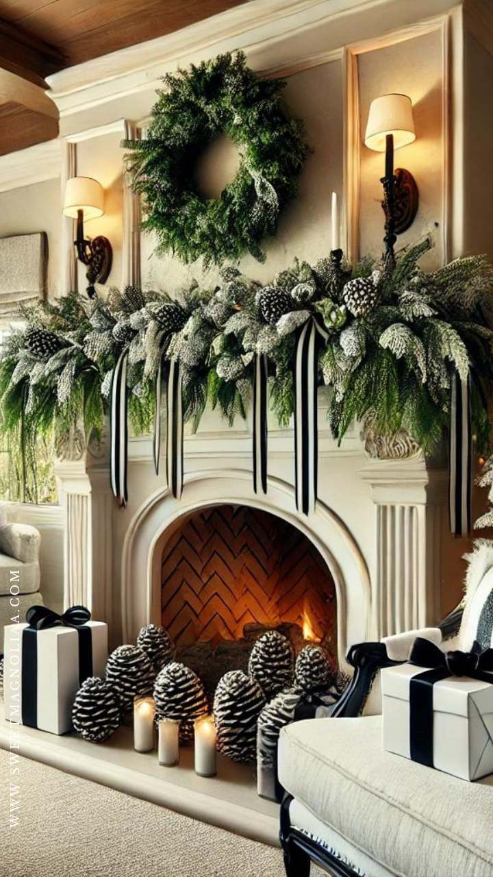 Black and White Christmas Decor: A Sophisticated Holiday Aesthetic ...
