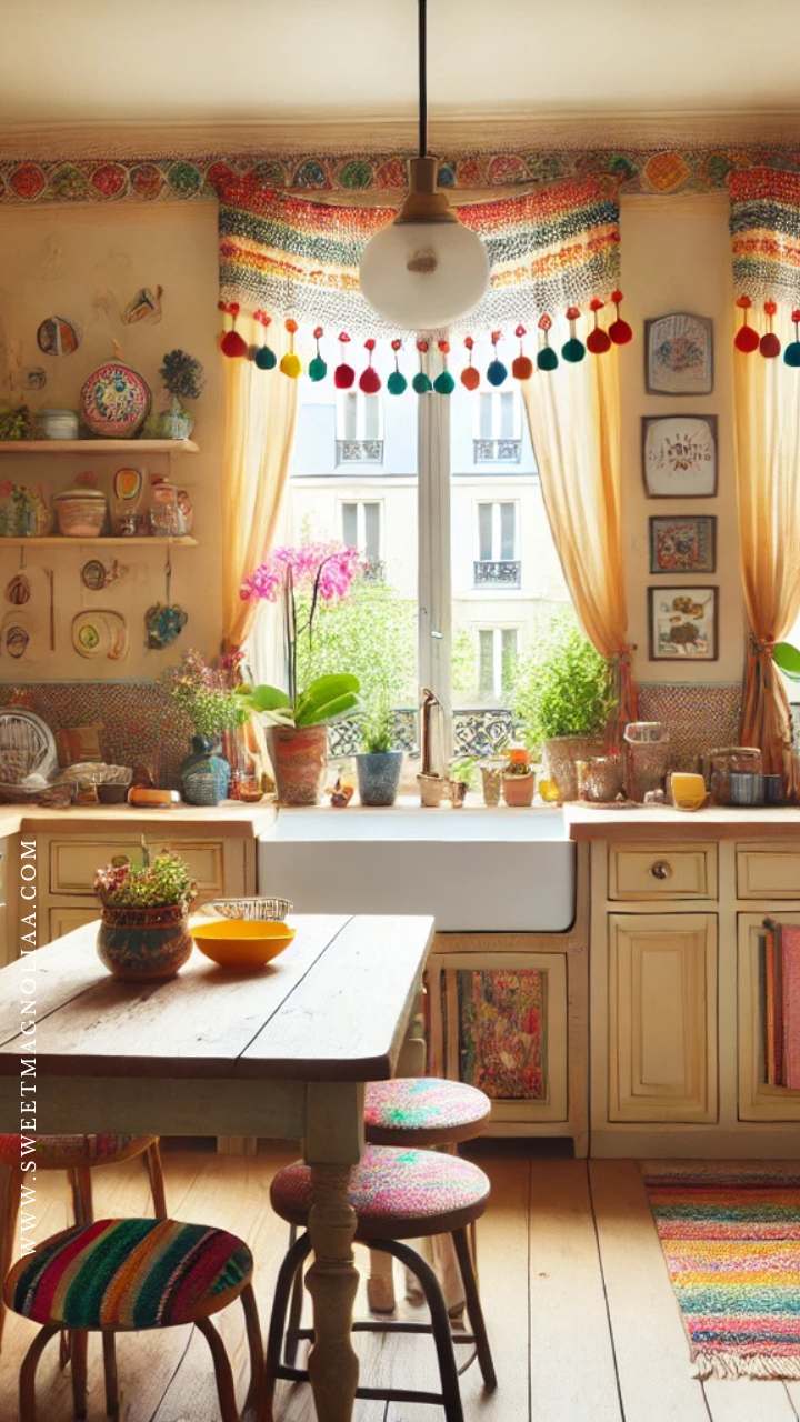 40 Unique Boho Kitchen Decor Ideas: Eclectic Kitchen Style - Sweet ...