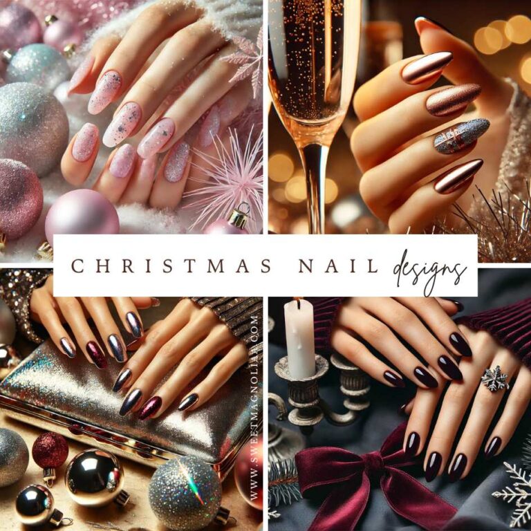 70 Christmas Nail Designs 2025: From Classic Cheer to Frosted Glam
