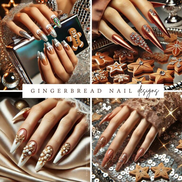 30+ Gingerbread Nails 2025: Sweet, Spiced & Festive Ideas