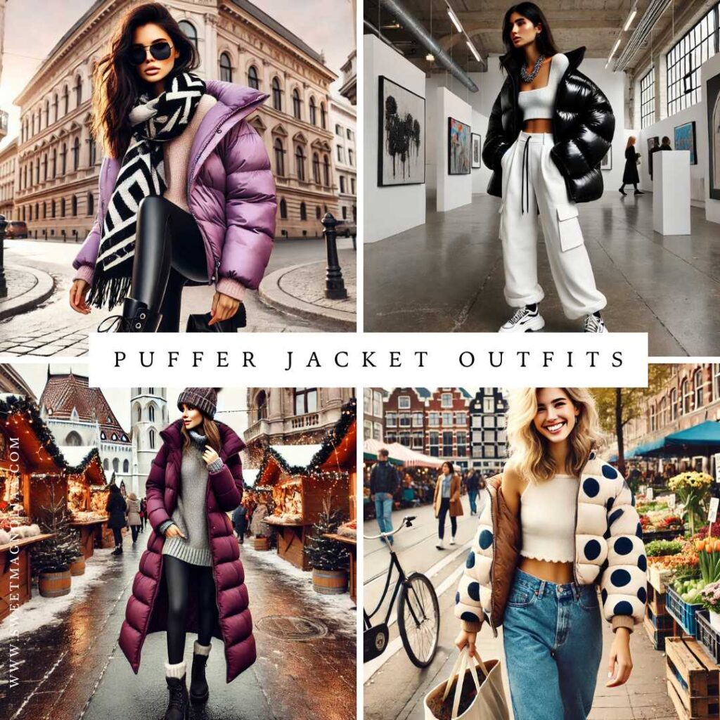 20 Effortless Style Puffer Jacket Winter Outfits