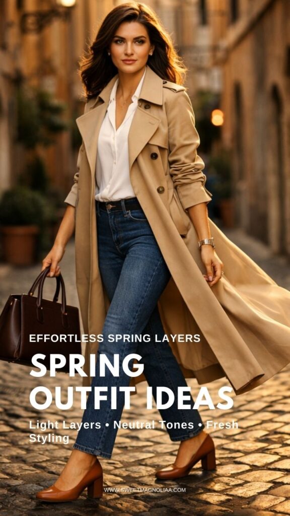 15+ Cute Spring Outfit Layering Ideas for Everyday Styling
