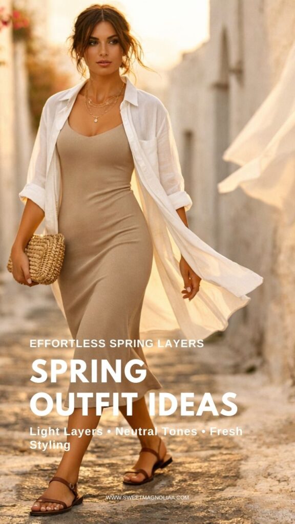 15+ Cute Spring Outfit Layering Ideas for Everyday Styling