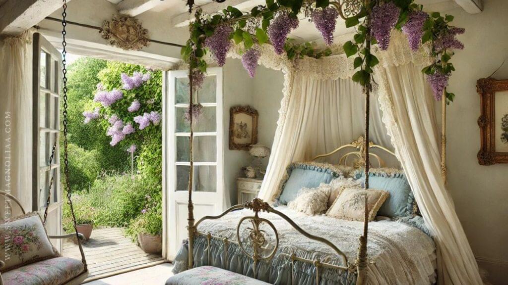 Shabby Chic Spring Cottage Decor with Vintage Charm